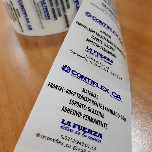BOPP Transparente Laminado - CONTIFLEX C.A.
