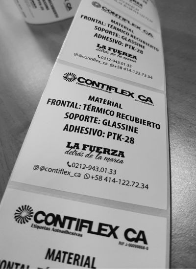 Etiquetas Termicas - CONTIFLEX C.A.